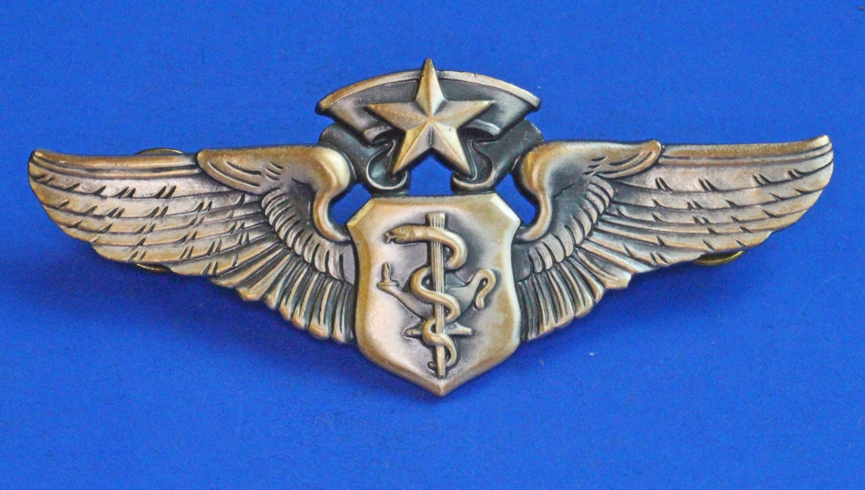 1960s USAF CHIEF FLIGHT Nurse Wings Badge 3 inch [05/25 32116] – PM ...